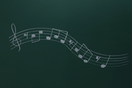 Music Notes Chalk Images – Browse 54,648 Stock Photos, Vectors, and ...