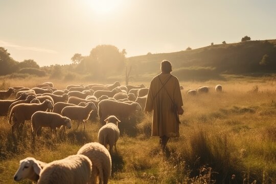 Shepherd Leading Sheep Images – Browse 942 Stock Photos, Vectors, and ...