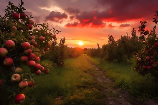 Apple Garden Images