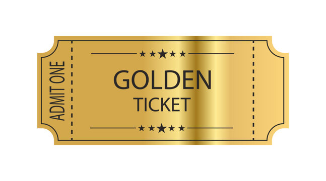"Golden Ticket" Images – Browse 381 Stock Photos, Vectors, and Video ...
