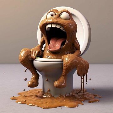 bowel movement animation