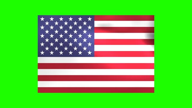 Animated Waving Us Flag