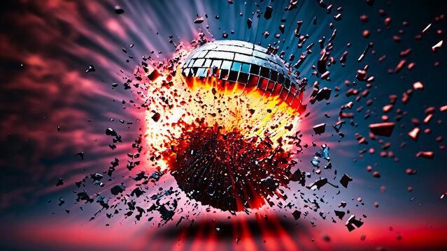 Exploding Disco Ball