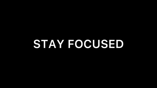 "Stay Focused" Images – Browse 341 Stock Photos, Vectors, and Video ...