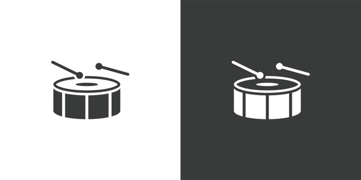 drum icon vector