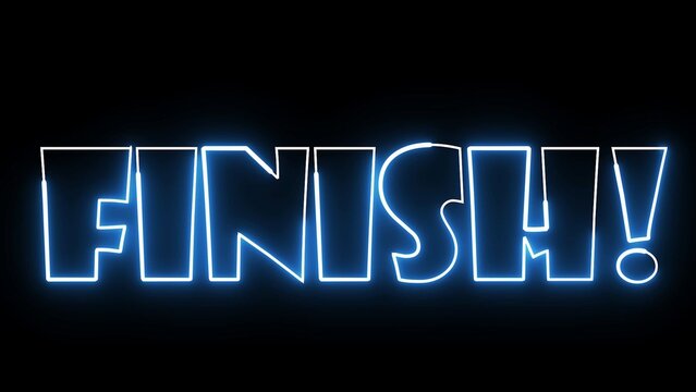 Finish Word Png