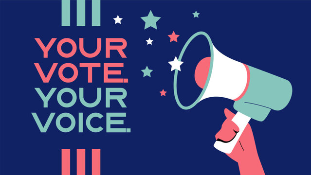 Your Vote Is Your Voice Poster