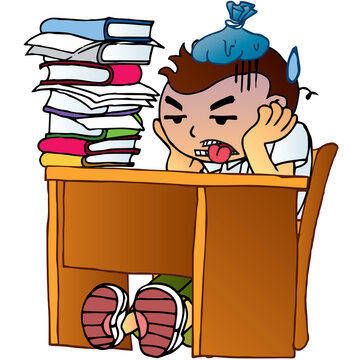 Frustrated Student Clip Art