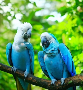 Blu Spix Macaw