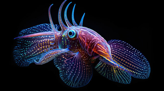 Glowing Deep Water Fish