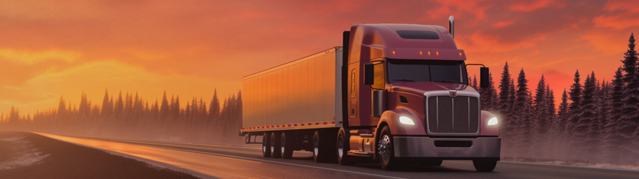 Orange Semi Trucks Images – Browse 1,767 Stock Photos, Vectors, and ...