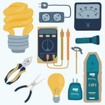 Electrician Tools Clip Art