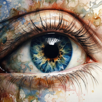 "Watercolor Eye" Images – Browse 98 Stock Photos, Vectors, and Video ...
