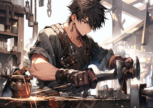 Cartoon Blacksmith Images – Browse 2,136 Stock Photos, Vectors, and ...