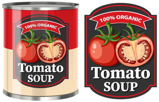 Soup Label Template Images – Browse 4,179 Stock Photos, Vectors, and ...