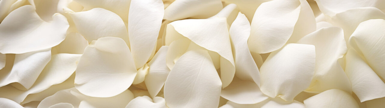 White Rose Petal Background