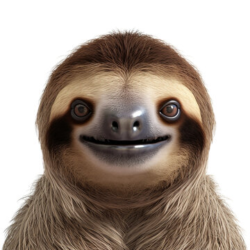 Sloths Smiling With Teeth