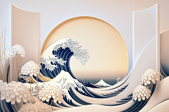 The Great Wave Off Kanagawa Wallpaper