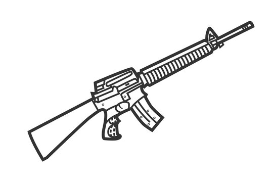 M16 Coloring Pages