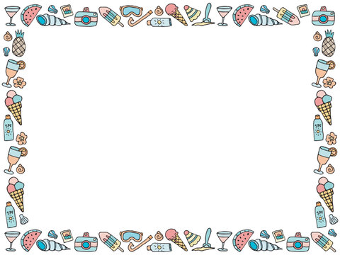 Ice Cream Page Border