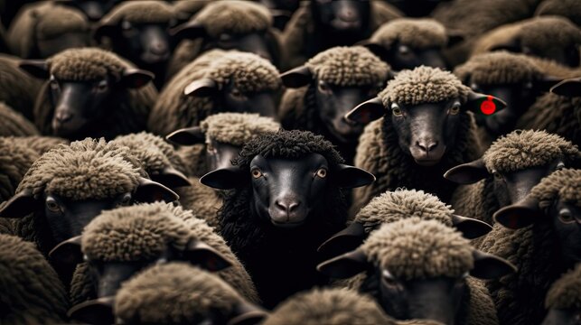 Stand Out In A Crowd Sheep