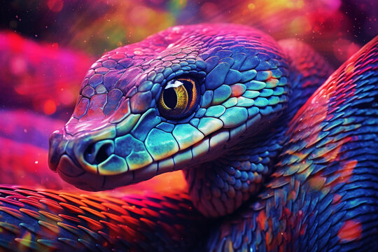 Rainbow Snake Wallpaper