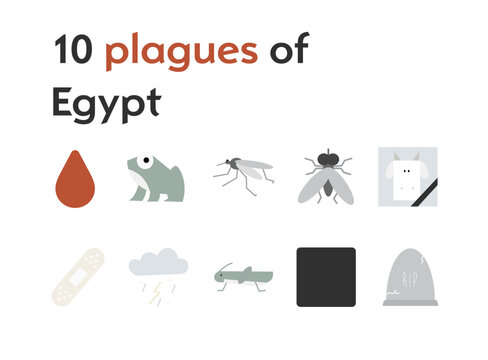 Ten Plagues Clipart