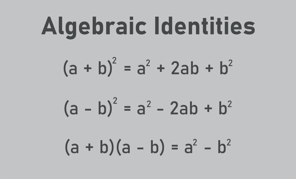 Algebra Formula List