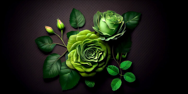 Wallpapers Of Green Roses