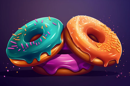Donut Side View Images – Browse 1,885 Stock Photos, Vectors, and Video ...