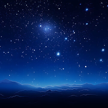Blue Night Sky With Stars Images – Browse 973,545 Stock Photos, Vectors ...