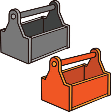 Empty Toolbox Clipart