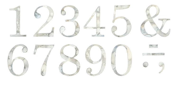 Watercolor Number Images – Browse 48,214 Stock Photos, Vectors, and ...