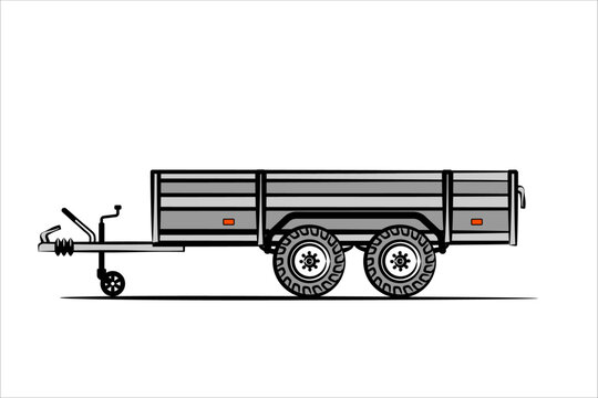 Utility Trailer Clip Art