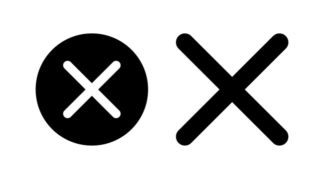 Flat Close Icon