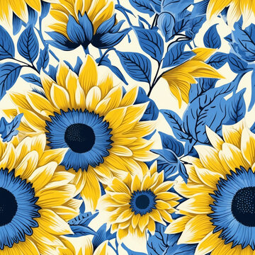 Sunflower Seamless Pattern Images – Browse 36,578 Stock Photos, Vectors ...