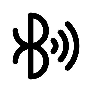 Black Bluetooth Icon