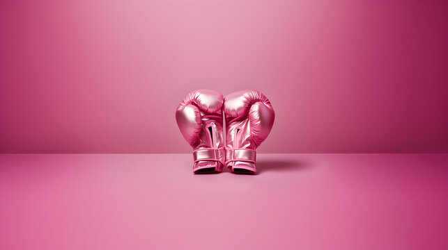 Pink Boxing Gloves Wallpaper