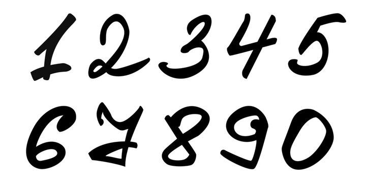"Hand Drawn Numbers" Images – Browse 666 Stock Photos, Vectors, and ...