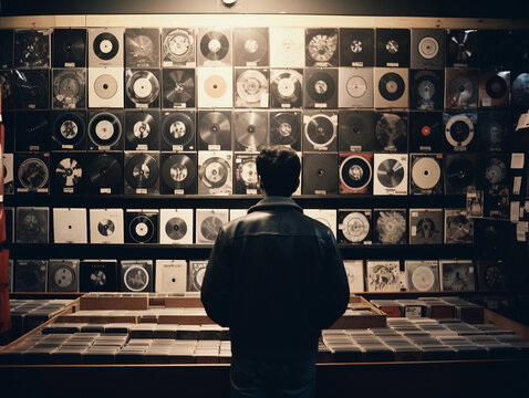 Records Store Wallpaper