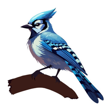 Blue Jay Feather Drawing