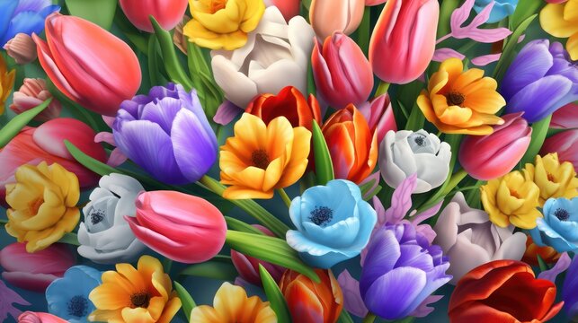 "Spring Flowers Background" Images – Browse 4,221 Stock Photos, Vectors ...