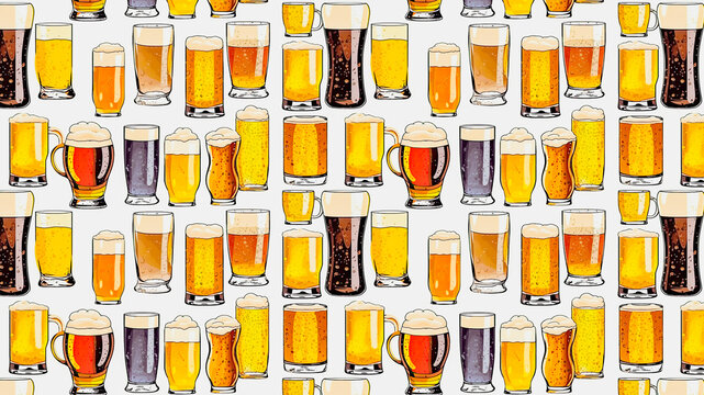 Seamless Beer Pattern Images – Browse 19,234 Stock Photos, Vectors, and ...