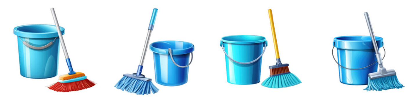 Mop And Bucket Clipart Images – Browse 768 Stock Photos, Vectors, and ...