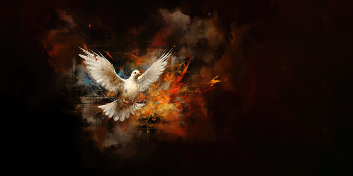 holy ghost fire background