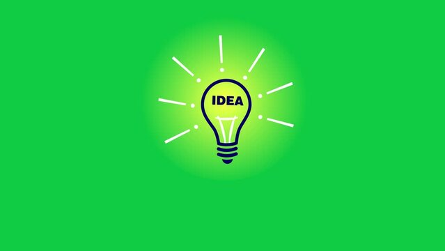 Animated Blinking Light Bulb