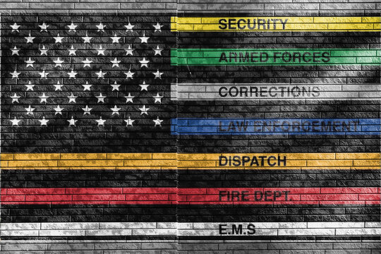 First American Flag Background