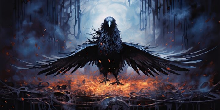 Crow Watercolor Images – Browse 3,343 Stock Photos, Vectors, and Video ...