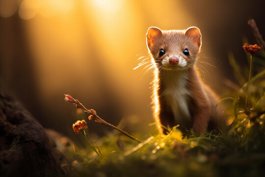 Cute Baby Weasels