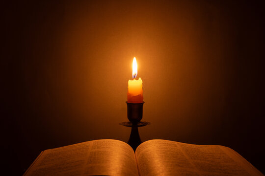 Bible Candle Wallpaper